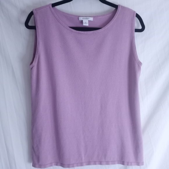 Dress Barn | Tops | Womens 6 Dressbarn Lavender Knit Tank Top | Poshmark